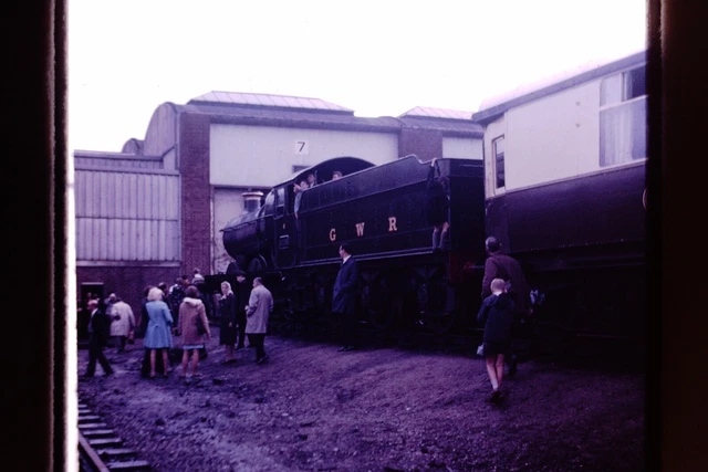 1968 BRITISH RAIL BR Steam 3205 Loco Railway Slide GWR Tyseley Ref 97 £ ...