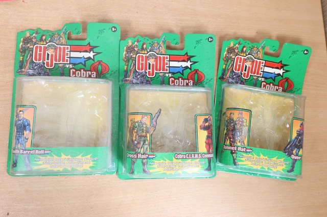 EMPTY BOX LOT GI Joe Vs Cobra Air Assault Cross Hair Tunnel Rat Barrel ...