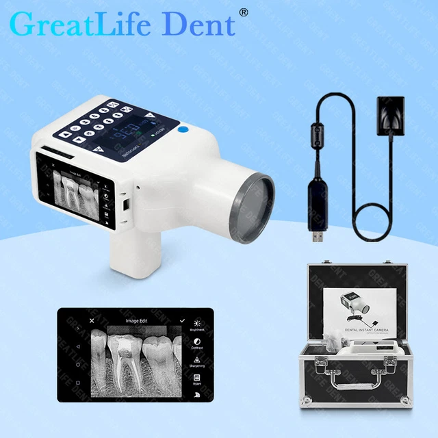 PORTABLE DENTAL X Ray Machine Unit /Digital Raying Imaging Sensor S1/S2 ...