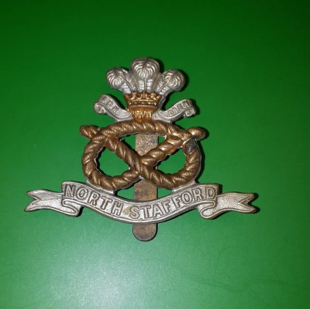 THE NORTH STAFFORD Regiment British Army Bi-Metal Cap Badge £5.99 ...