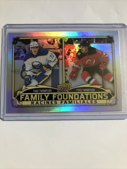 2023-24 TIM HORTONS Greatest Duos Family Foundations FF-7 Tage and Tyce ...