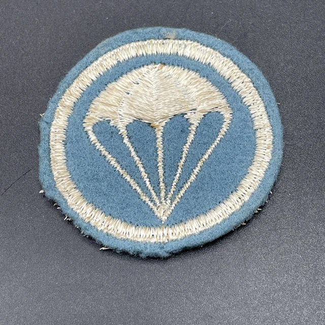 WW2/II US ARMY infantry paratrooper British made overseas cap patch ...