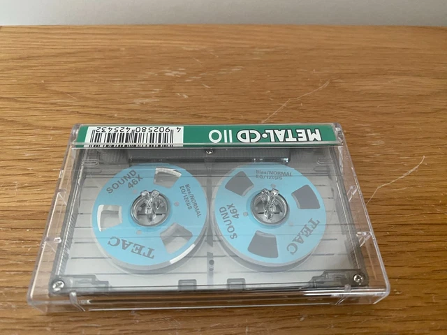 UNIQUE CUSTOM MADE Reel to Reel Cassette Tape TEAC Logo W/Maxell Metal ...