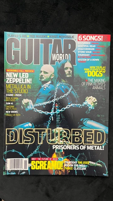 NOVEMBER 2002 GUITAR World Magazine Metallica - Disturbed Cover sheet ...