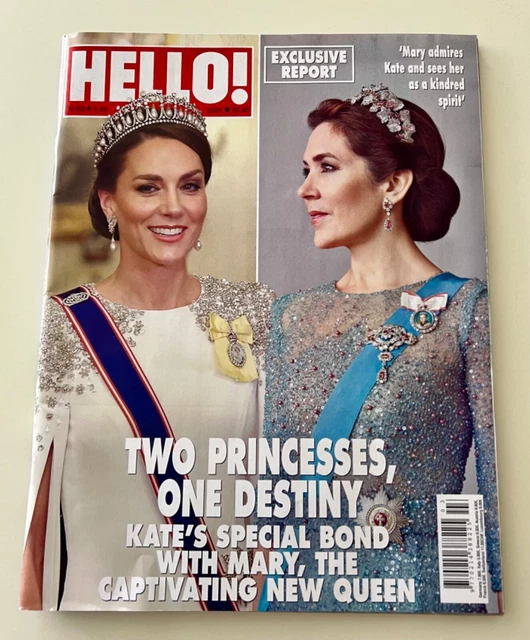 HELLO! MAGAZINE 15 January 2024 #1822 Princess Kate, Queen Mary of ...