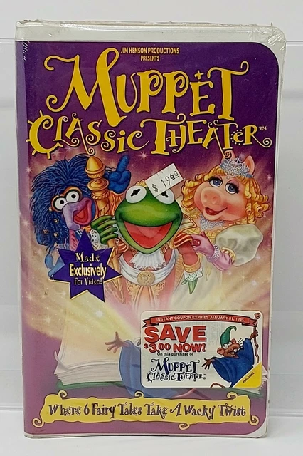 JIM HENSON'S MUPPET Classic Theater (VHS, 1994) Clamshell New Sealed ...