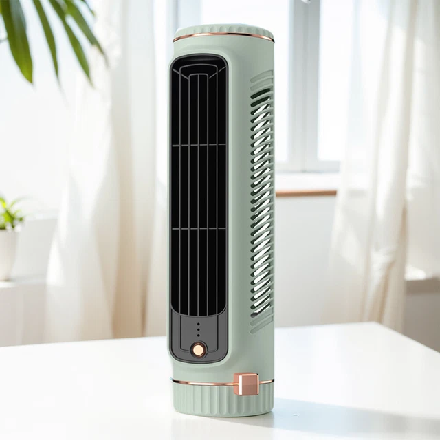 TOWER FAN PORTABLE Air Conditioner Wireless Desk Fans Reusable for Home ...