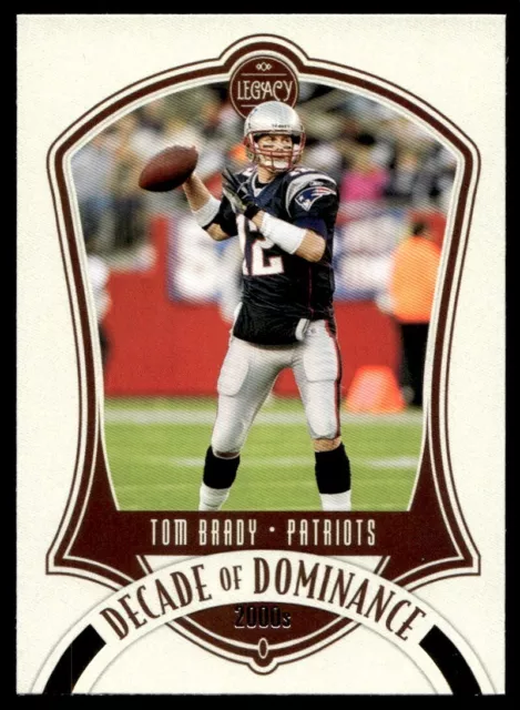 2021 PANINI LEGACY Decade of Dominance Tom Brady G52 New England ... 2021 PANINI LEGACY Decade of Dominance Tom Brady G52 New England ...