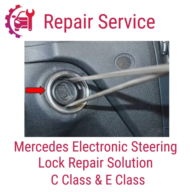 MERCEDES W204 W207 W212 Steering Lock Delete EIS ESL ELV Repair ...