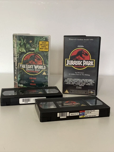 JURASSIC PARK VHS 1993 AND THE LOST WORLD 2 vhs tapes £5.99 - PicClick UK