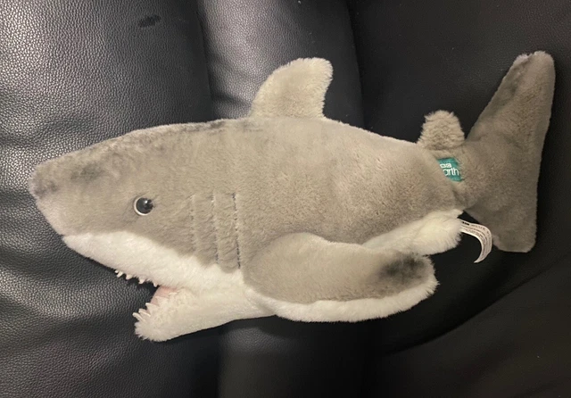 GREAT WHITE SHARK Toy BBC Earth BLUE PLANET Soft High quality Plush Toy ...