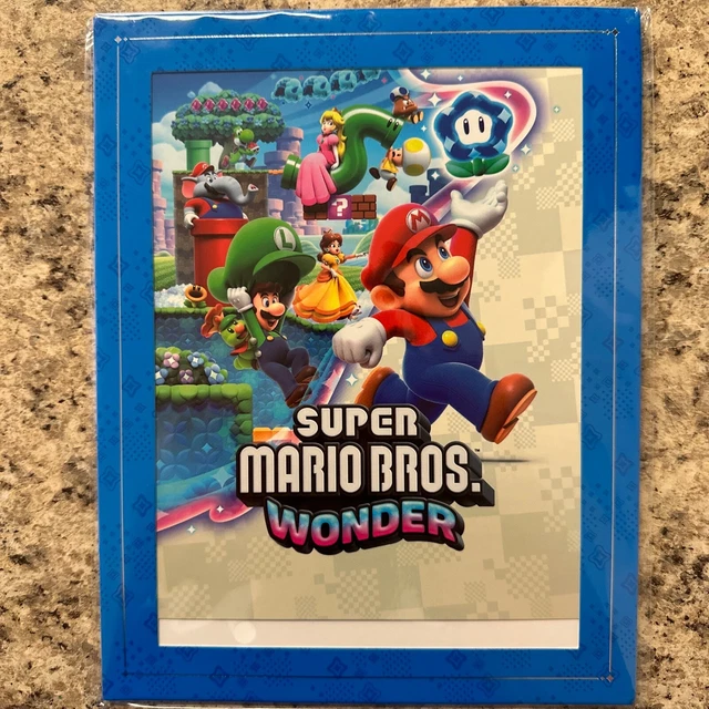NINTENDO SUPER MARIO Bros Wonder Art Print IN HAND £14.77 - PicClick UK