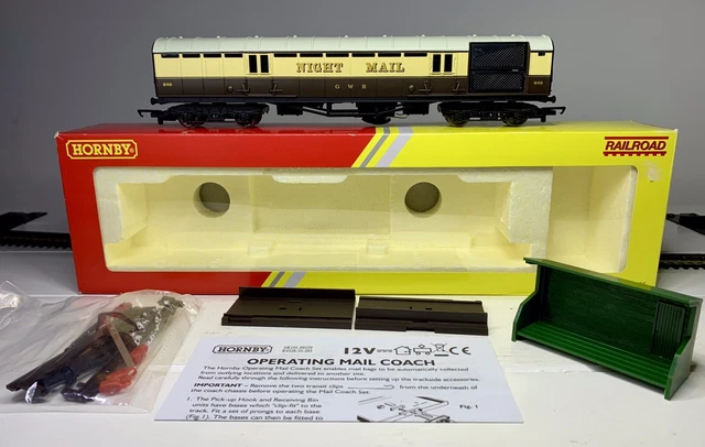 HORNBY R4526 GWR Night Mail Operating TPO Coach With Unopened ...