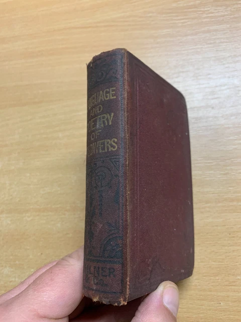 ANTIQUE &THE LANGUAGE And Poetry Of Flowers" Small Hardback Book (P2 ...