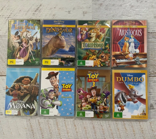 8X DISNEY KIDS Movie Bundle Bulk DVD Region 4 Children Disney Movies ...