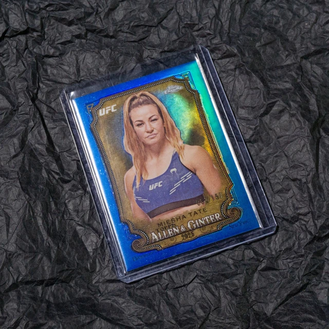 2025 TOPPS CHROME Ufc - Allen & Ginter Blue - Miesha Tate /150 EUR 14 ...