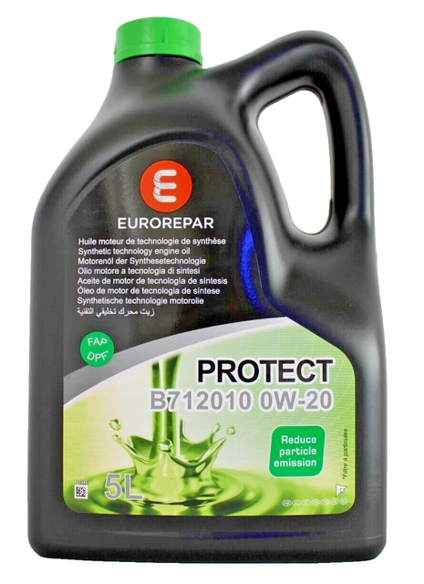 EUROREPAR PROTECT 0W-20 Motoröl Öl CITROEN PEUGEOT PSA B71 2010 5L ...