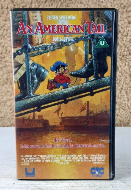 AN AMERICAN TAIL Spielberg PAL VHS Cassette CIC Hard Case Original 1986 ...