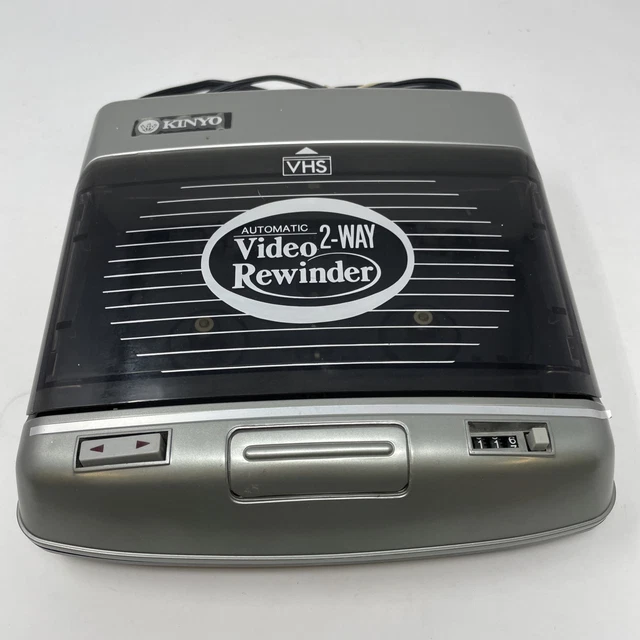 KINYO VHS AUTOMATIC Video Rewinder 2-Way VHS Tape Fast Forward & Rewind ...