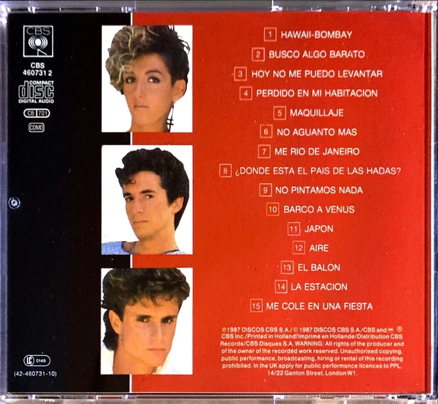 CD ALBUM COMPILATION Mecano 15 Grandes Exitos Rare Collector Comme Neuf ...