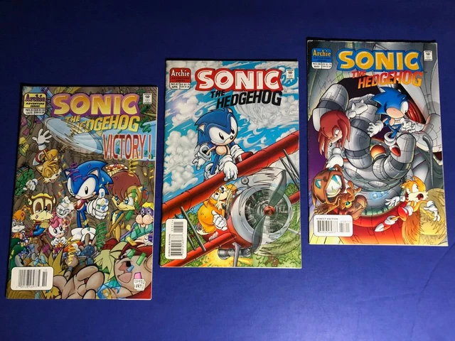 SONIC THE HEDGEHOG # 51 57 58 (1998) 1ère application de Rob O' the ...