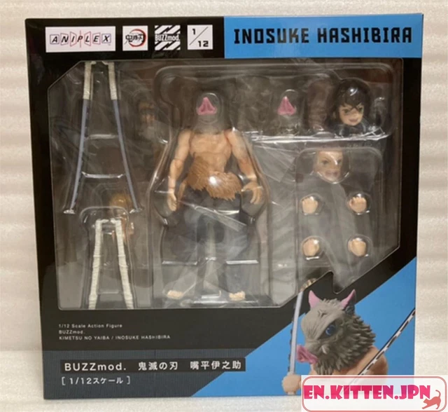 RARE DEMON SLAYER BUZZmod. Inosuke Hashibira Figure 1/12 Exclusive to ...