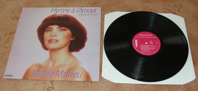 MIREILLE MATHIEU VINYL album 33T "Hymne à l'amour (Himno al Amor)" TBE ...