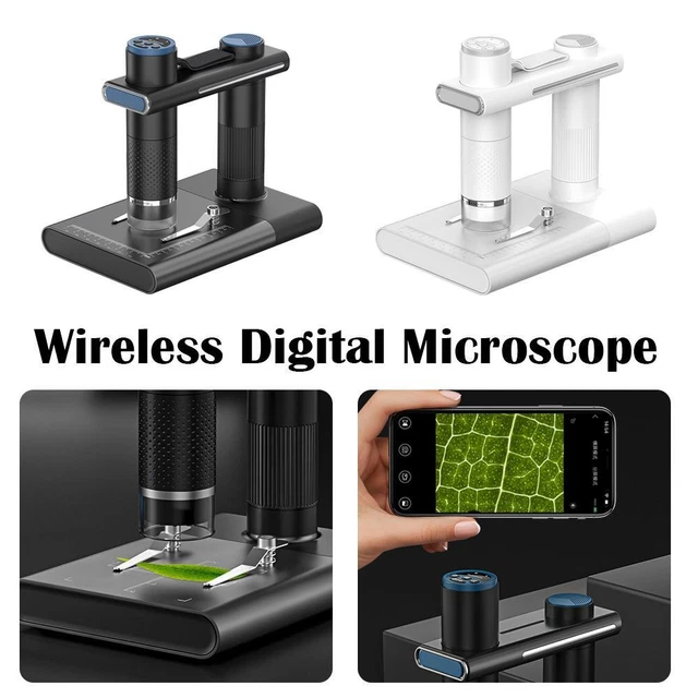 WIRELESS DIGITAL MICROSCOPE 50X-1000X Magnification Portable Handheld ...