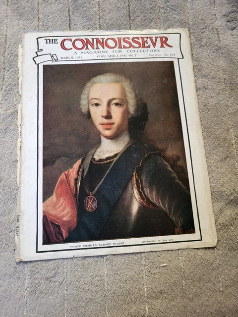 (BMJAP32) CONNOISSEUR MAGAZINE Cover Page Nov 1923 : Maria :P.w ...