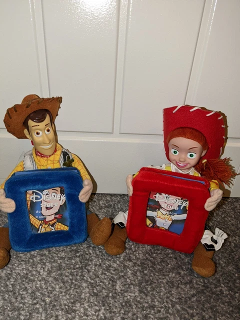 TOY STORY DISNEY Pixar Woody And Jessy Plush Photoframes £15.00 ...