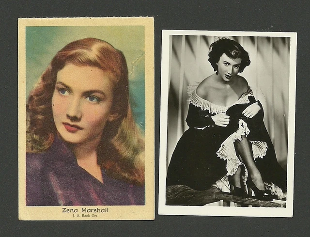 ZENA MARSHALL ACTRESS Movie Film Star Fab Card Collection $19.95 ...