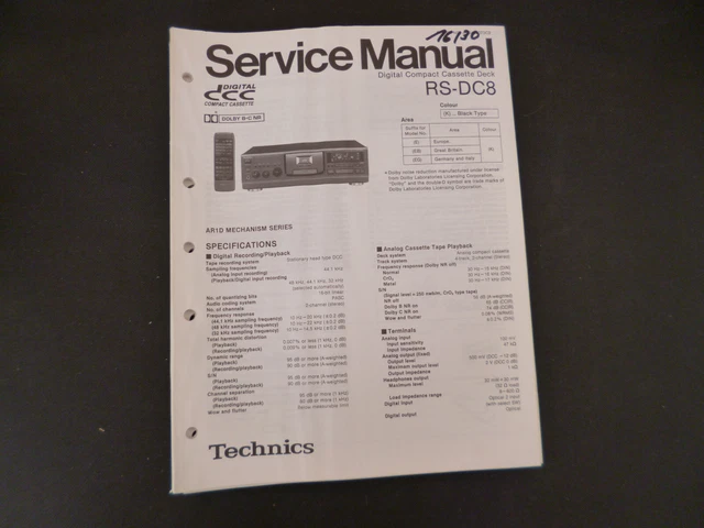 SCHEMA ELETTRICO MANUALE di servizio originale Technics SB-CS60 EUR 12 ... SCHEMA ELETTRICO MANUALE di servizio originale Technics SB-CS60 EUR 12 ...