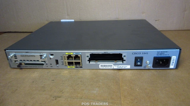 CISCO 1841 V03 - Network 10/100 Router WAN Slot IP Base 2-Ports FE ...