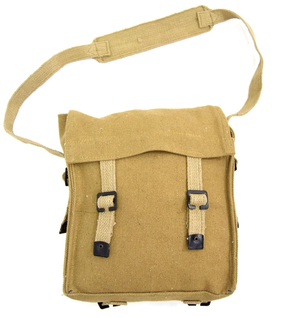 1937 PATTERN CANVAS Small Pack Bag Satchel Side Bag British Army ...