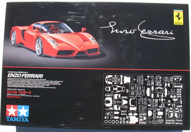 TAMIYA 12047-29800 ENZO FERRARI 1:12 Auto Modell Bausatz Model Car Kit ...
