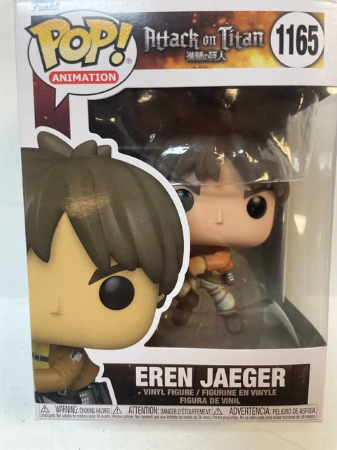 FUNKO POP ! Eren Jaeger #1165, Attack on Titan, AoT, anime, animation ...
