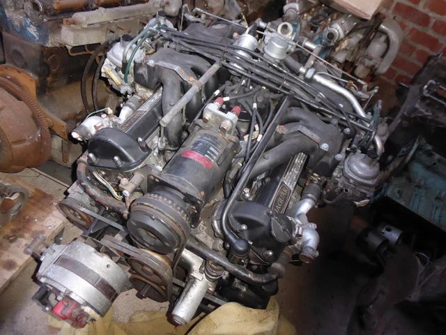 JAGUAR E-TYPE V12 Engine Complete Running 65K Miles - Plug Offered ...