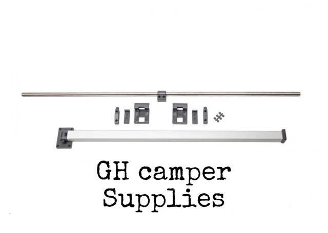 VOLKSWAGEN TRANSPORTER T5 T6 camper van folding table leg and rail kit ...