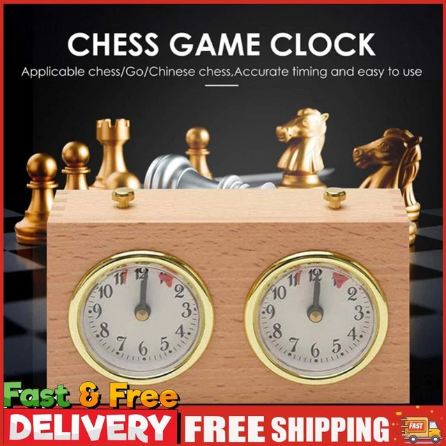 WOODEN I-GO TIMER Portable Digital I-GO Game Clocks for Chess Lovers ...