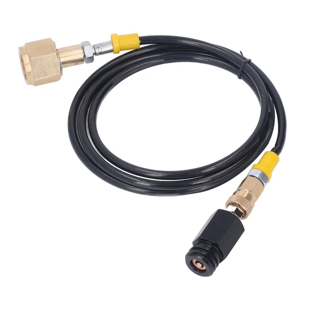(HIGH PRESSURE HOSE) CO2 Cylinder Replenishment Adapter With 60 Inch ...