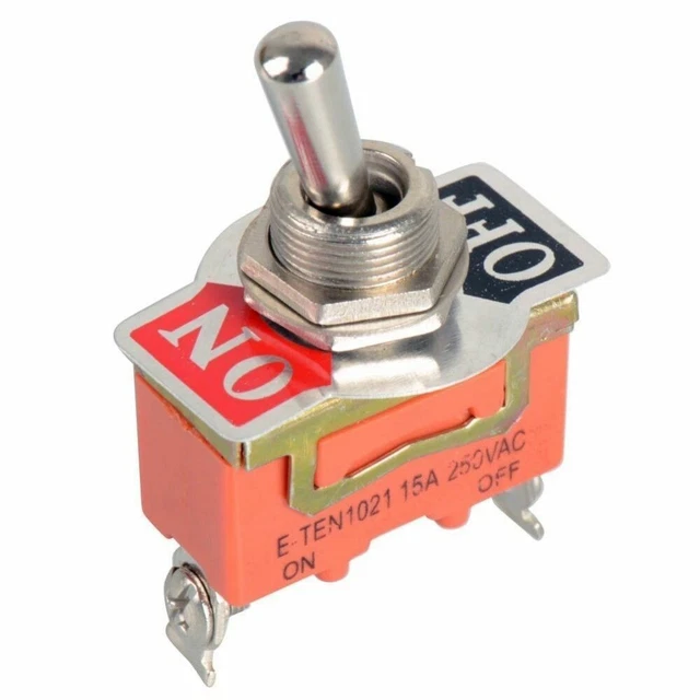 SPST TOGGLE SWITCH with Waterproof Cover 12V Suitable for Electronic ...