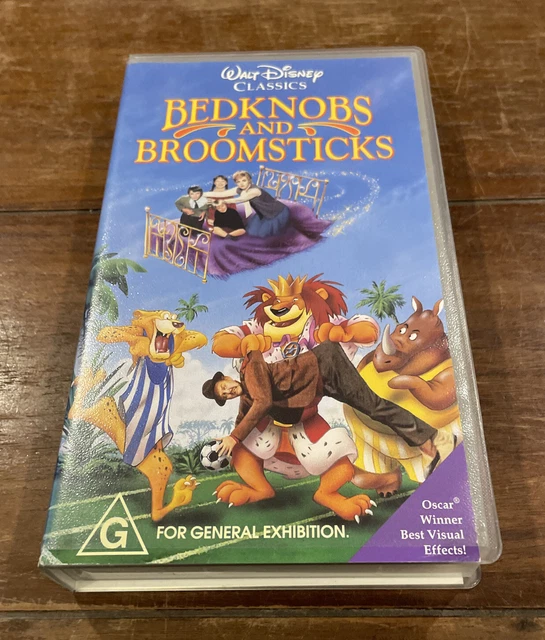 VHS VIDEO WALT Disney Bedknobs and Broomsticks VHS PAL VIDEO Rated G ...