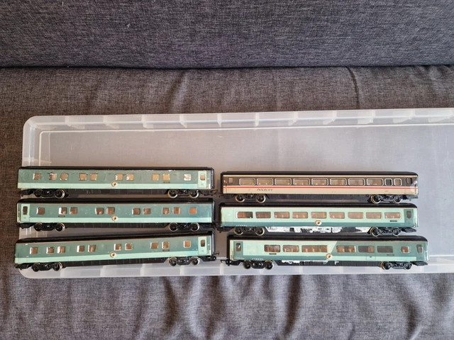 OO GAUGE MK4 Coaches Converted To Nightstar Sleeper Coaches Via rail ...
