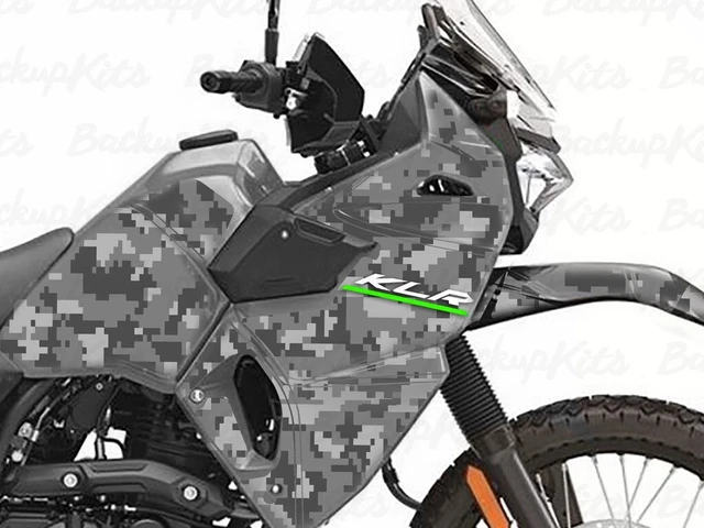 KAWASAKI KLR 650 2023 Graphics Kits Sticker Decals Digital Cammo (2022 ...