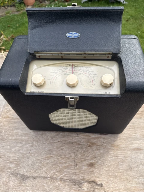 ROBERTS RADIO MODEL 58048 Valve Battery/ Mains Portable Working. £70.01 ...