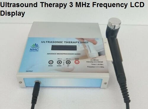 ULTRASCHALL THERAPIEGERÄT 3 MHz Frequenz LCD Display verschiedene Modi ...