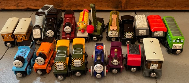 BUNDLE 20 THOMAS The Tank Engine & Friends Wooden Trains Selection Of ...