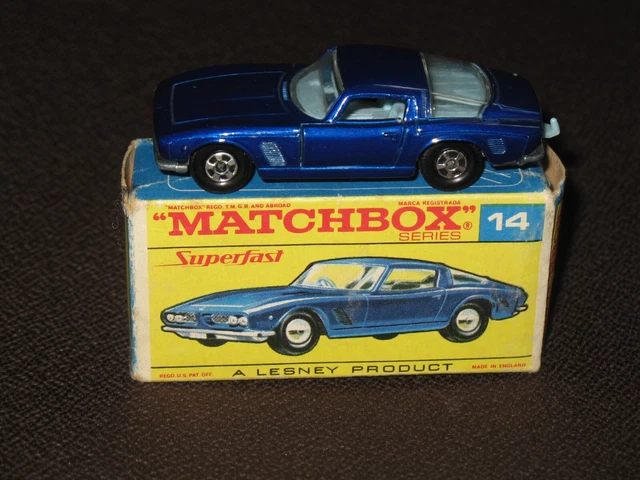 MATCHBOX LESNEY SUPERFAST Iso Grifo Mb 14A-01 (Nmib) £297.08 - PicClick UK