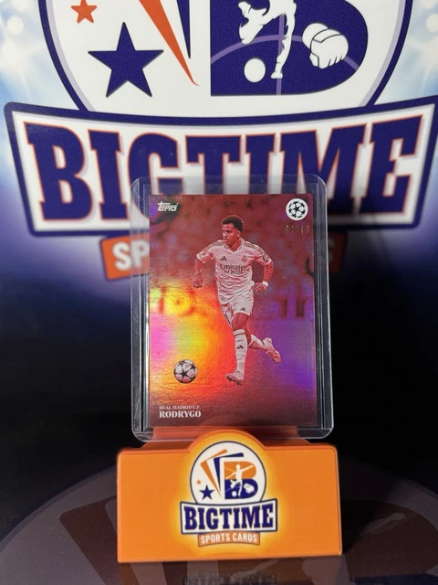 RODRYGO REAL MADRID 2024-25 Topps Simplicidad UEFA Red Parallel /10🔥 £ ...