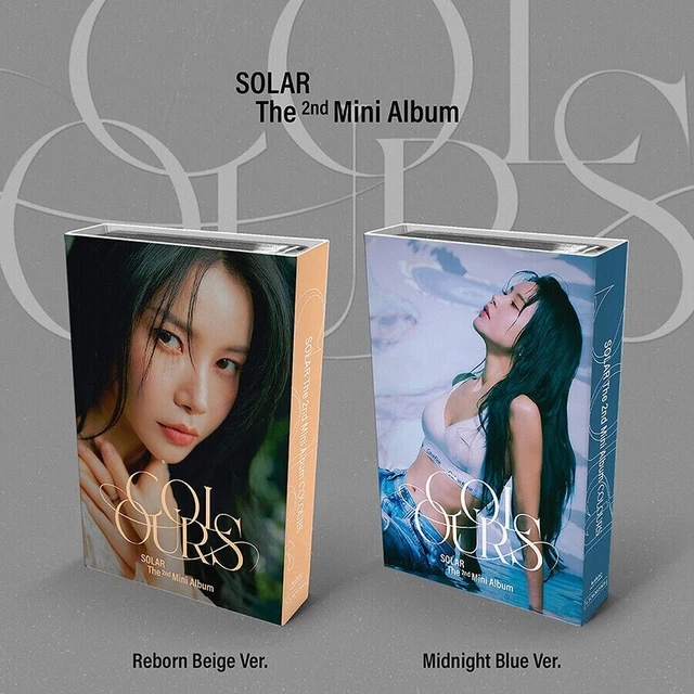 SOLAR [COLOURS] 2ND Mini Album NEMO Ver RANDOM/NFC Key-Ring+7 Card ...